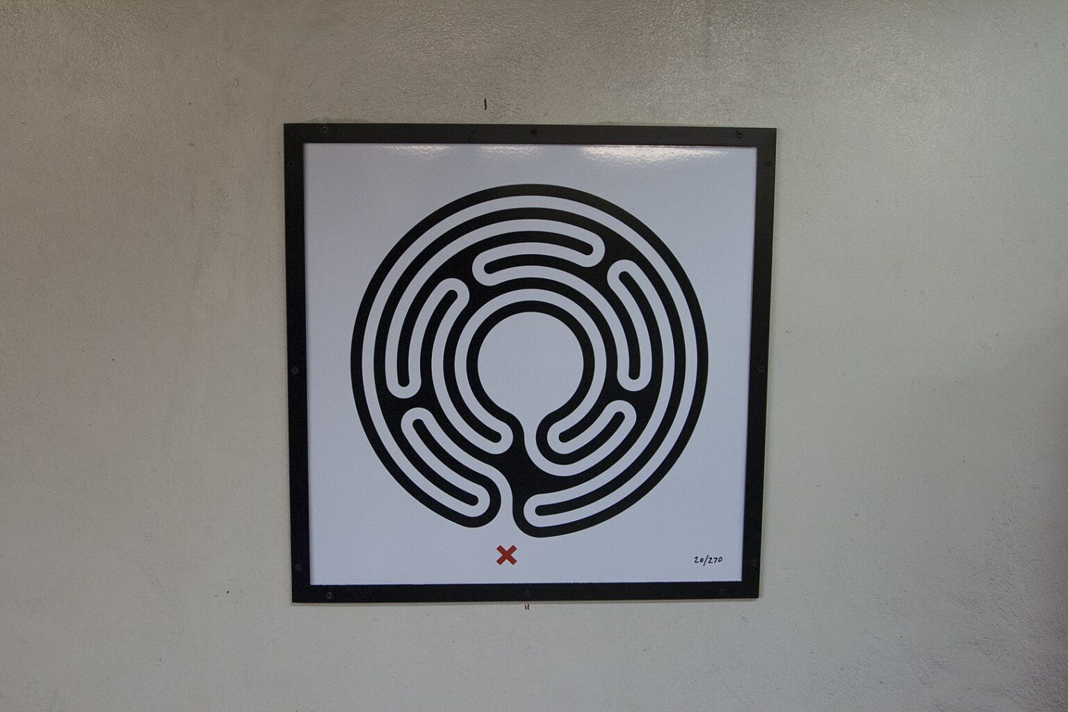 Labyrinth Artworks by Mark Wallinger - Produced by Links Signs