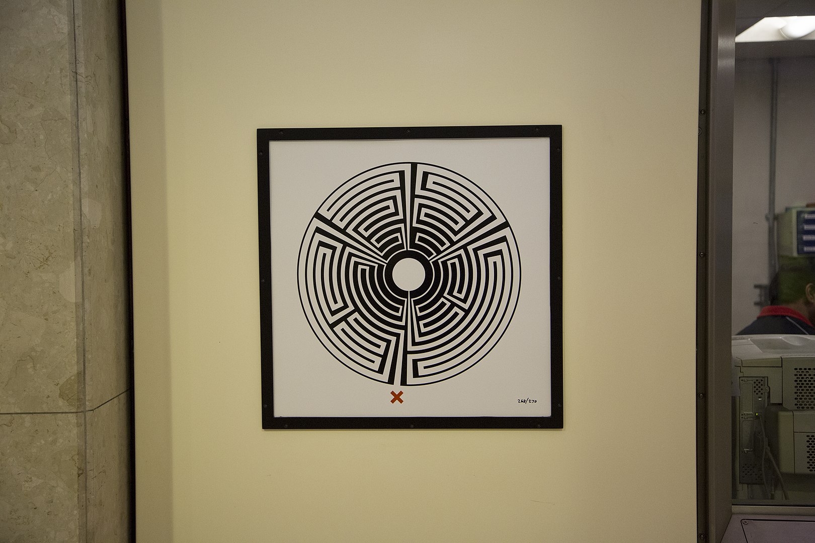 Labyrinth Artworks by Mark Wallinger - Produced by Links Signs