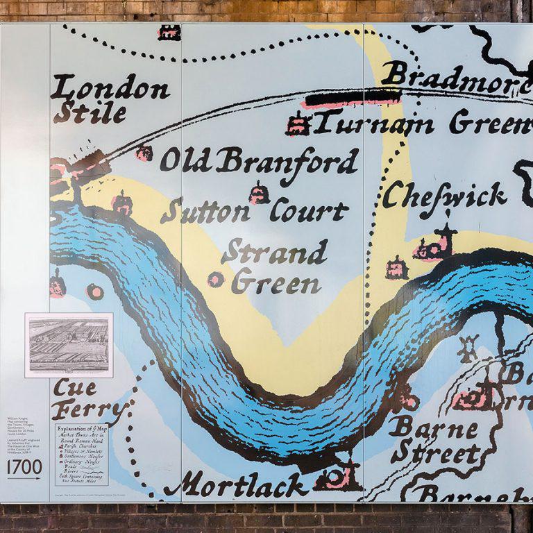 Turnham Green Vitreous Enamel Redevelopment Project by Links Signs