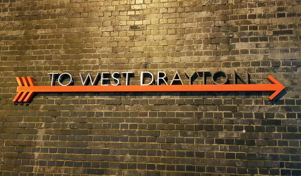 West Drayton Historic Timeline Murals Completed by Links Signs