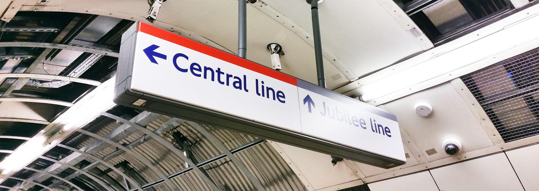 Bond Street Station Wayfinding Signage Upgrade by Links Signs