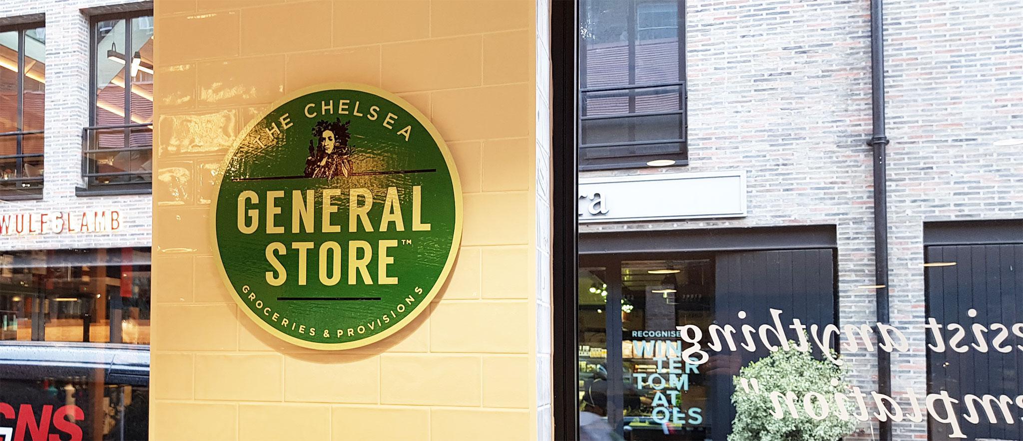 Chelsea General Store Signage Refit and Rebranding by Links Signs