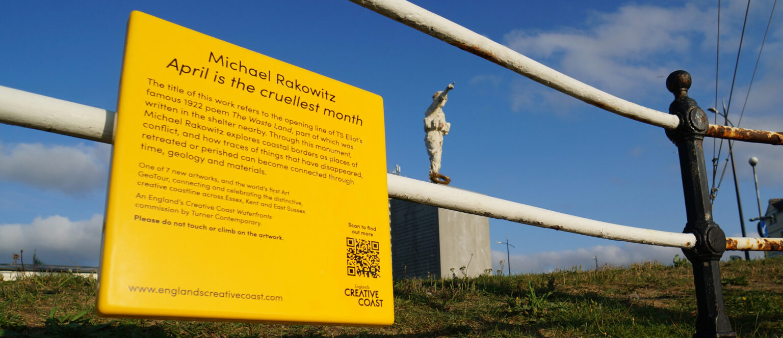 Creative Coasts Art Signage: Vitreous Enamel: Links Signs