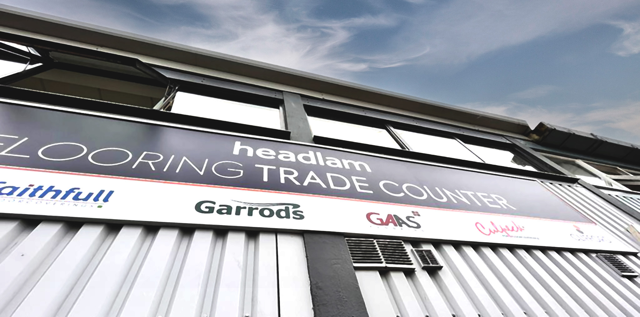 Headlam Trade Counter - Ashford - Links Signs