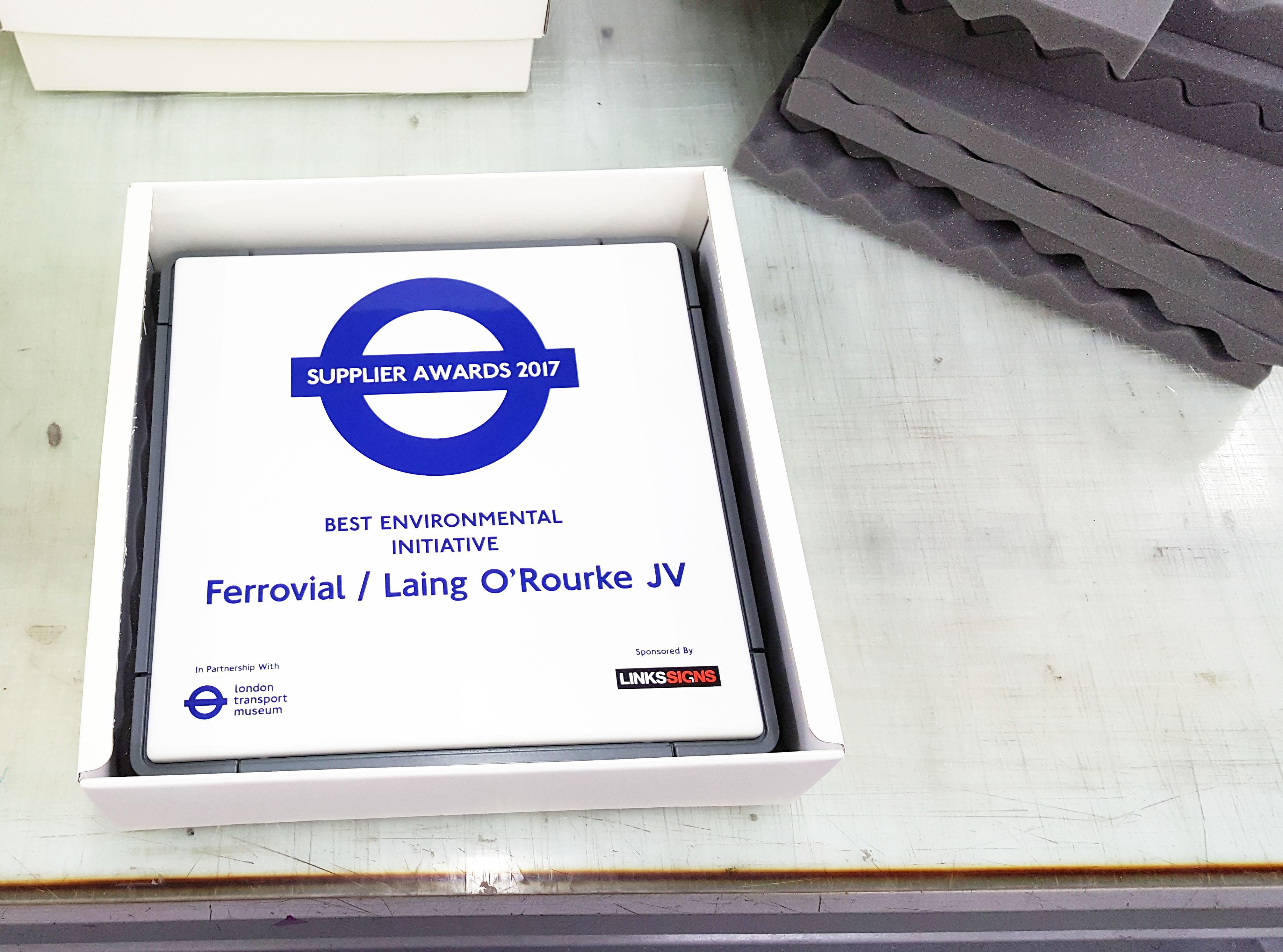 Links Signs Sponsors Inaugural 2017 TfL Supplier awards